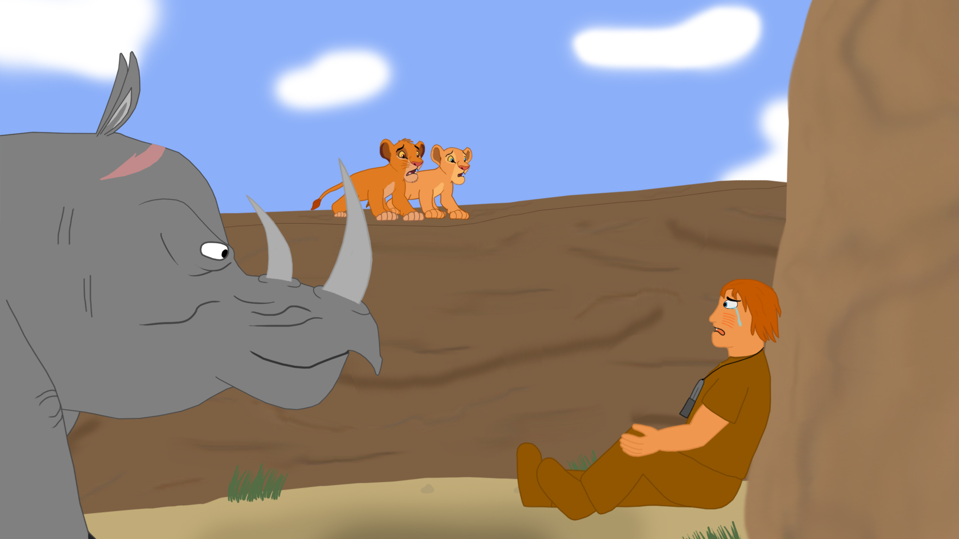 Adofo against Zuberi « Adofo's Album — Fan Art Albums of My Lion King