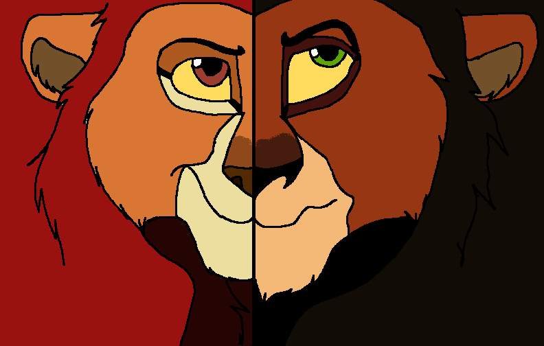 Scar and Simba « Iri's Album — Fan Art Albums of My Lion King
