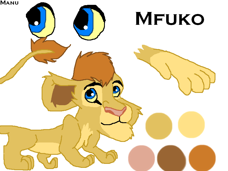 Mfuko sheet ref cub « STARLlGHTS's Album — Fan Art Albums of My Lion King