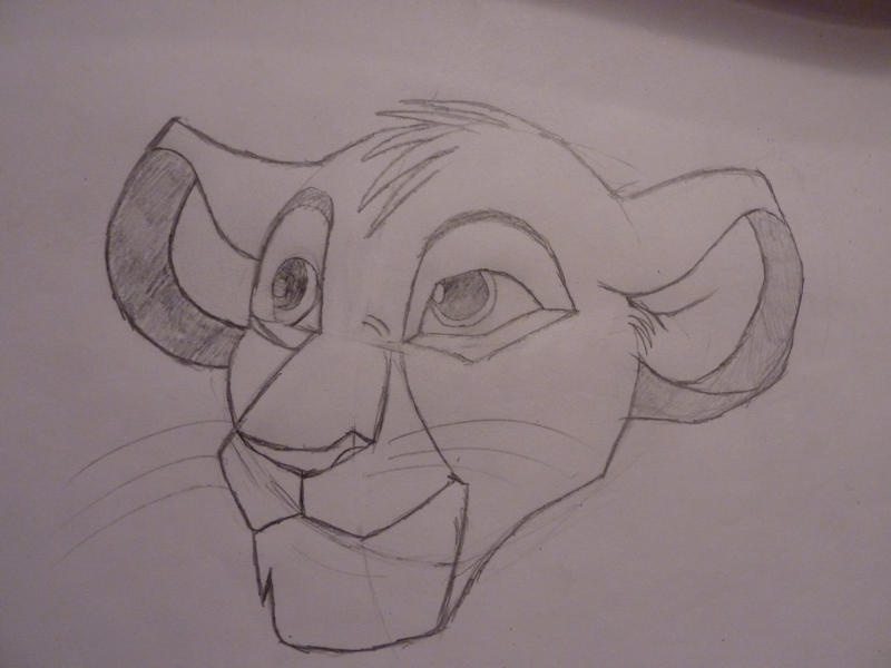 Cub Simba Headshot Sketch. « Simbaholic's Album — Fan Art Albums of My ...