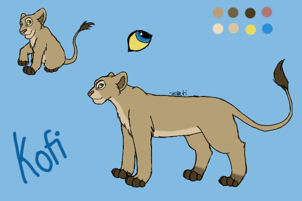 Kofi Reference Request « Zoketi's Album — Fan Art Albums of My Lion King