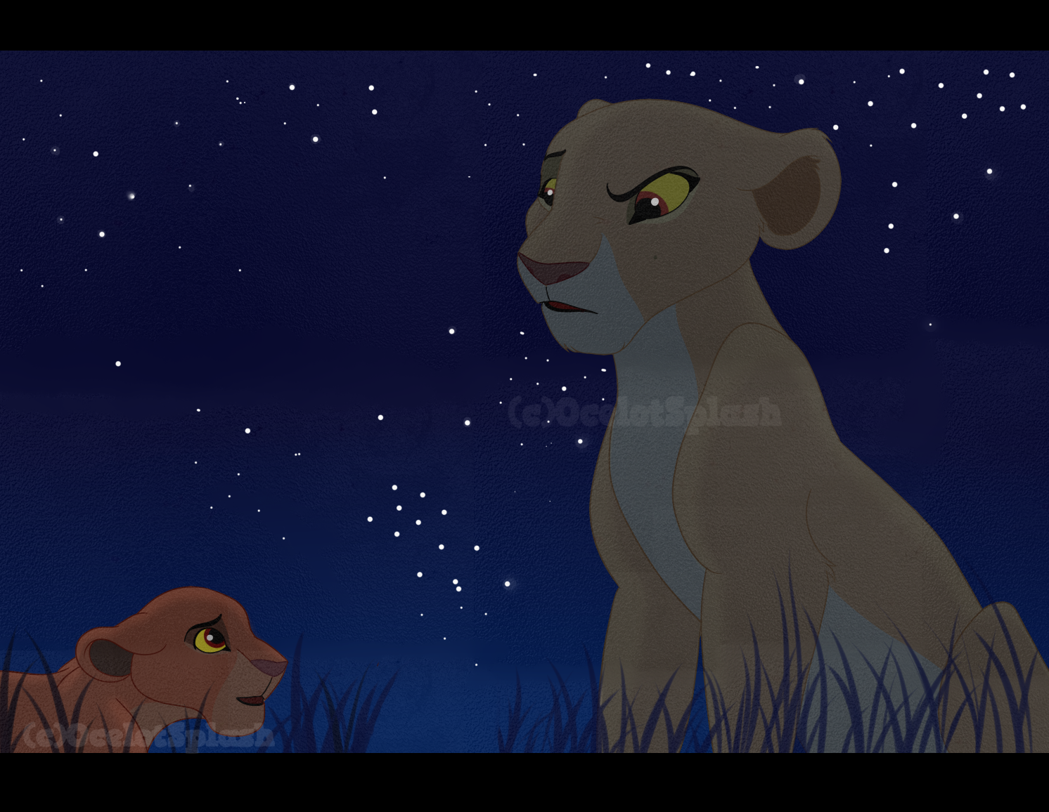 Kiara and her cub « _Lioness_'s Album — Fan Art Albums of My Lion King